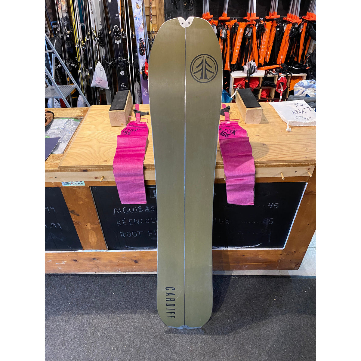 Used splitboard kit - Cardiff lynx 156cm | Caroune Ski Shop